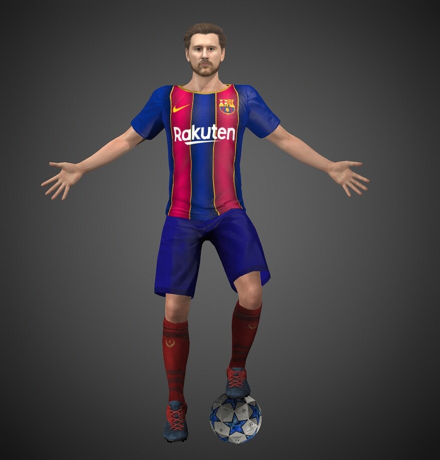 Lionel Messi character design by Shahrukh Ali — ProUser.Me