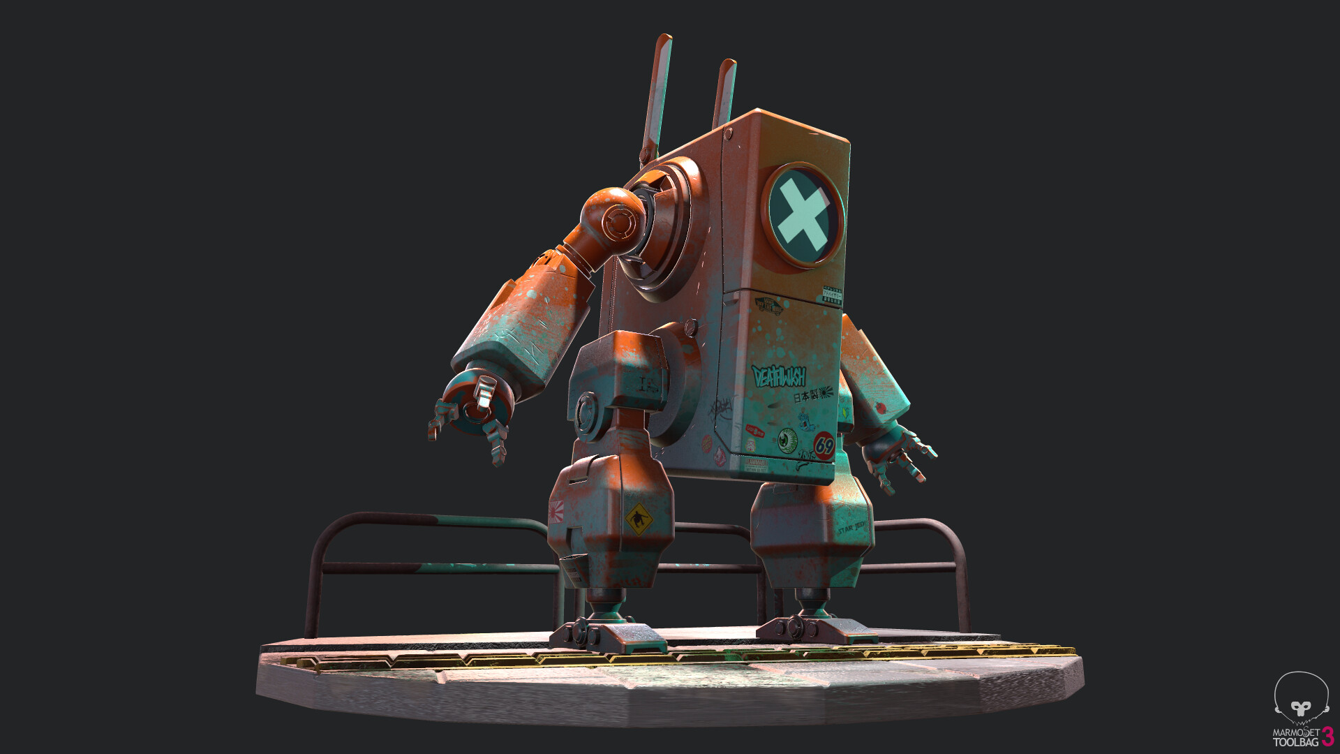 ArtStation - Dystopian Podolski Robot