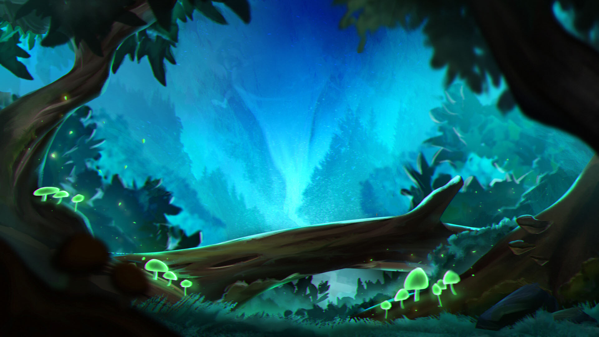 ArtStation - Background Magic Forest