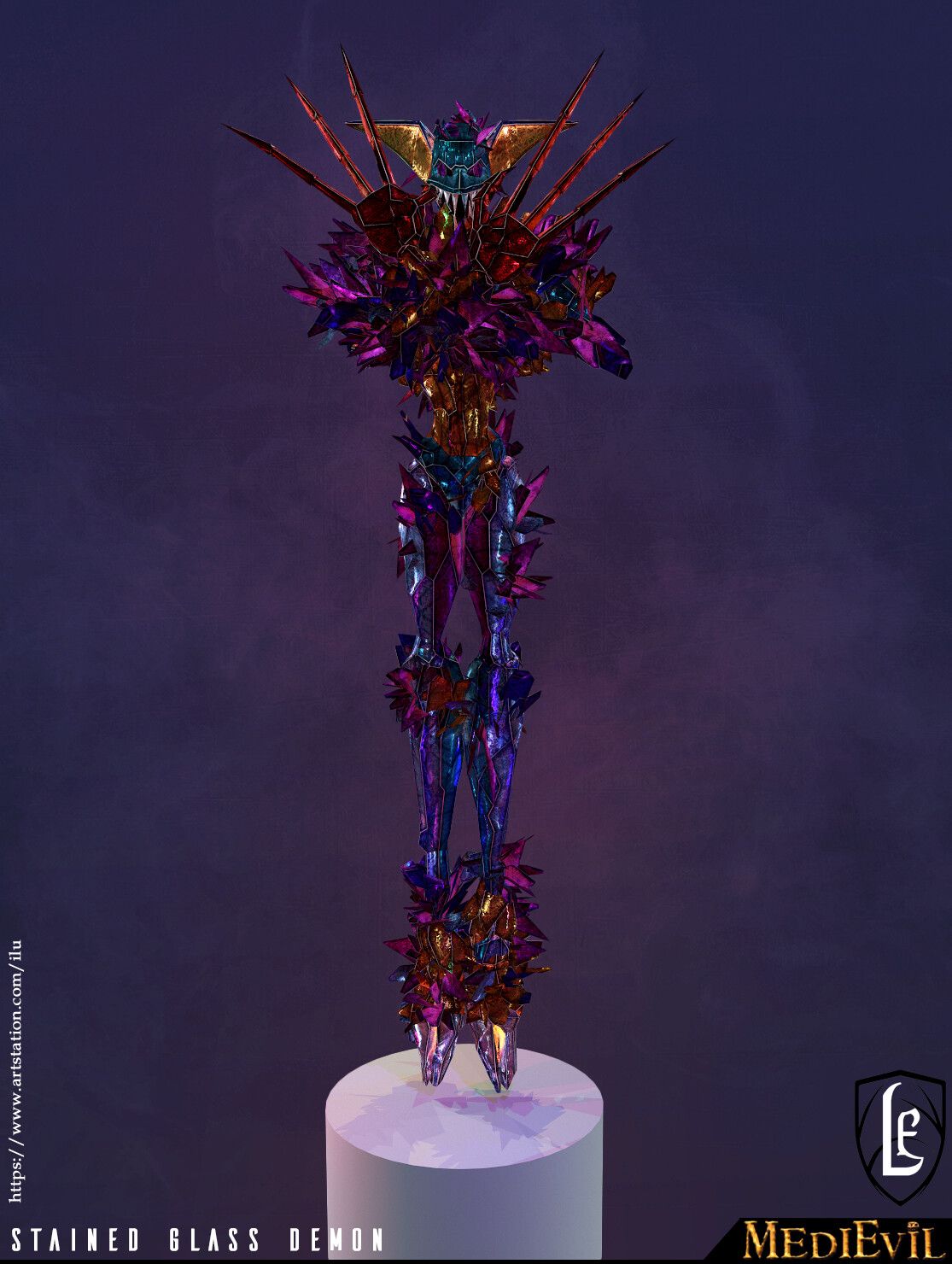 Luis Estanyol - Medievil: Stained glass demon