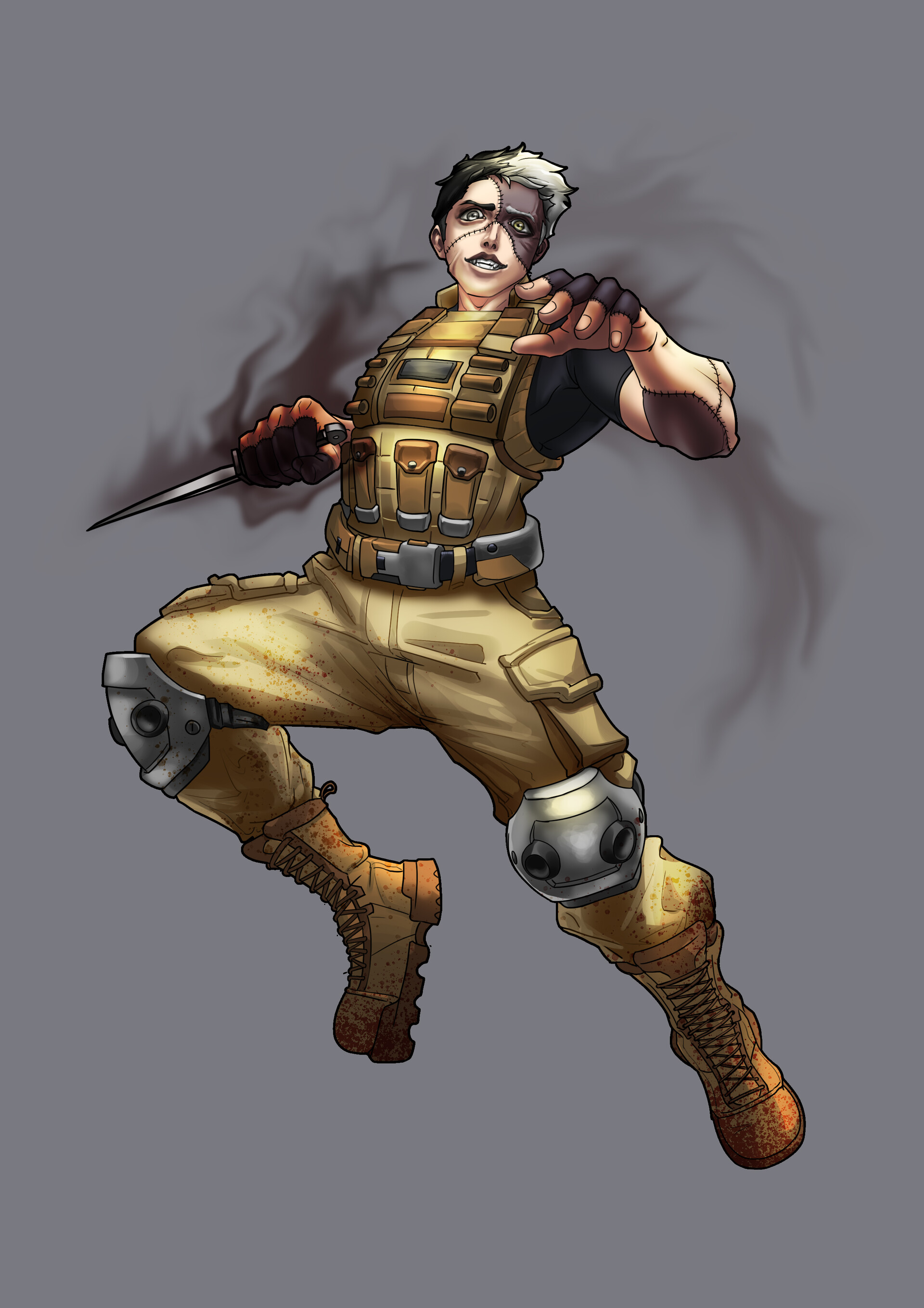 ArtStation - Zombie soldier concept character