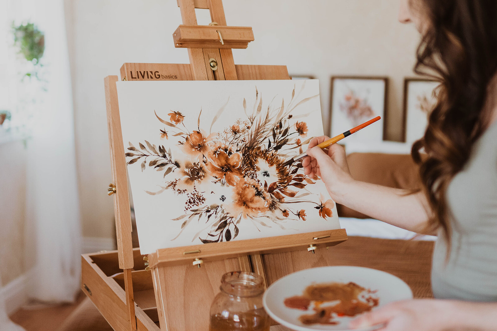 ArtStation - Rust Bohemian Florals