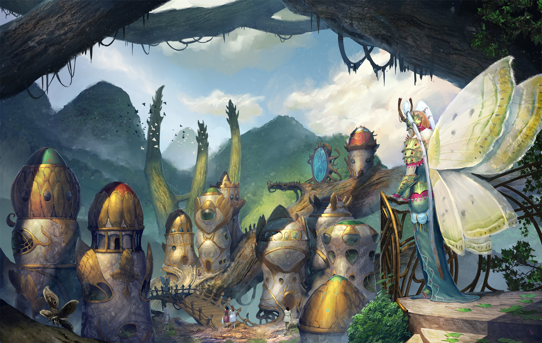 ArtStation - Sutradain Cover - Fairy City
