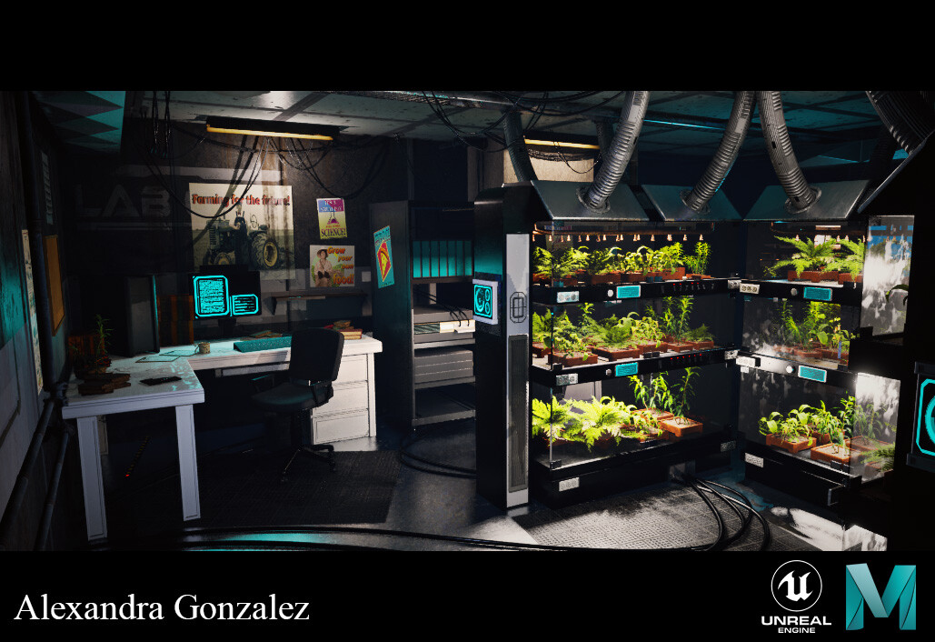 ArtStation - Basement Lab