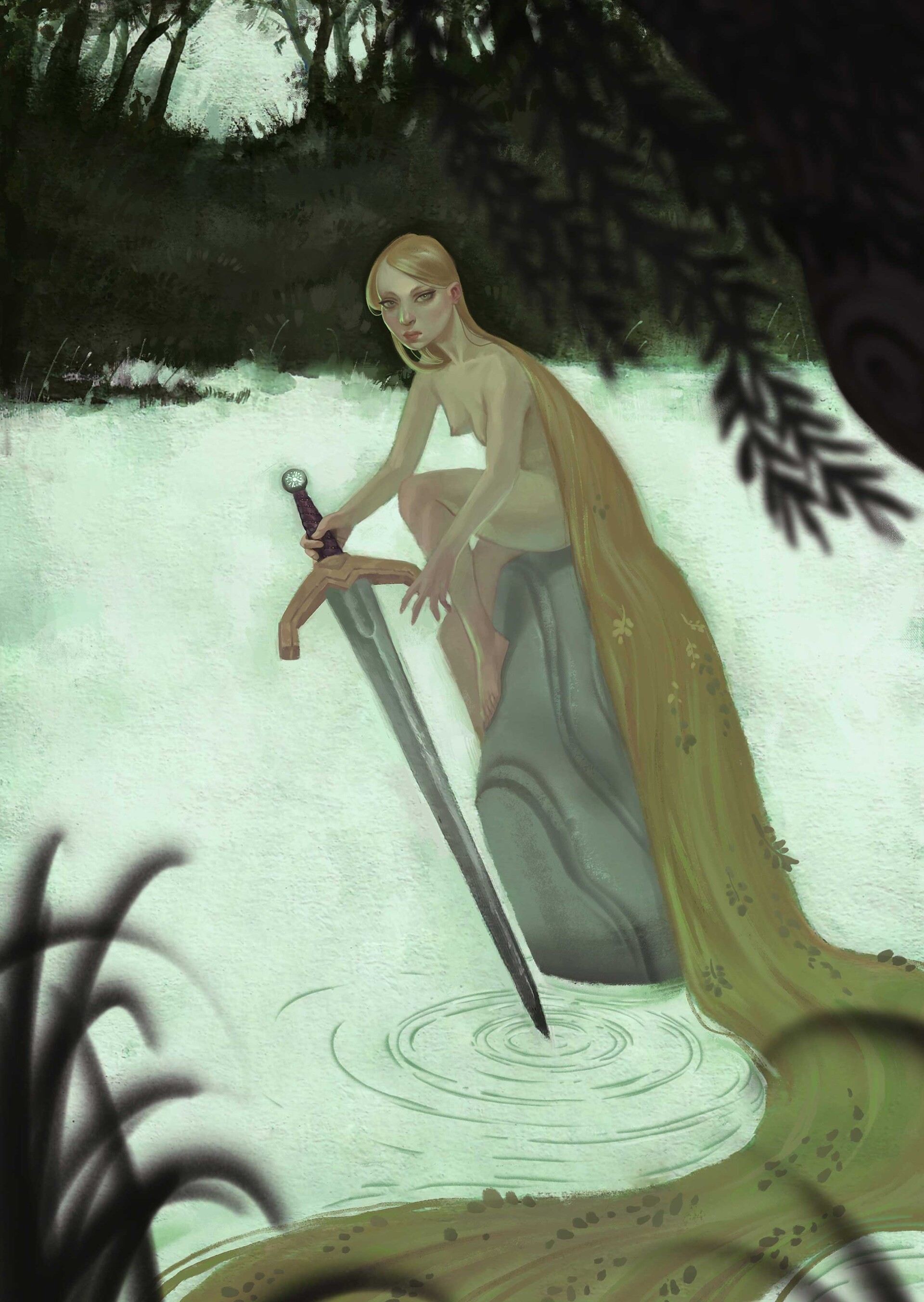 ArtStation - CODEX OBSCURUS: Lady of the Lake