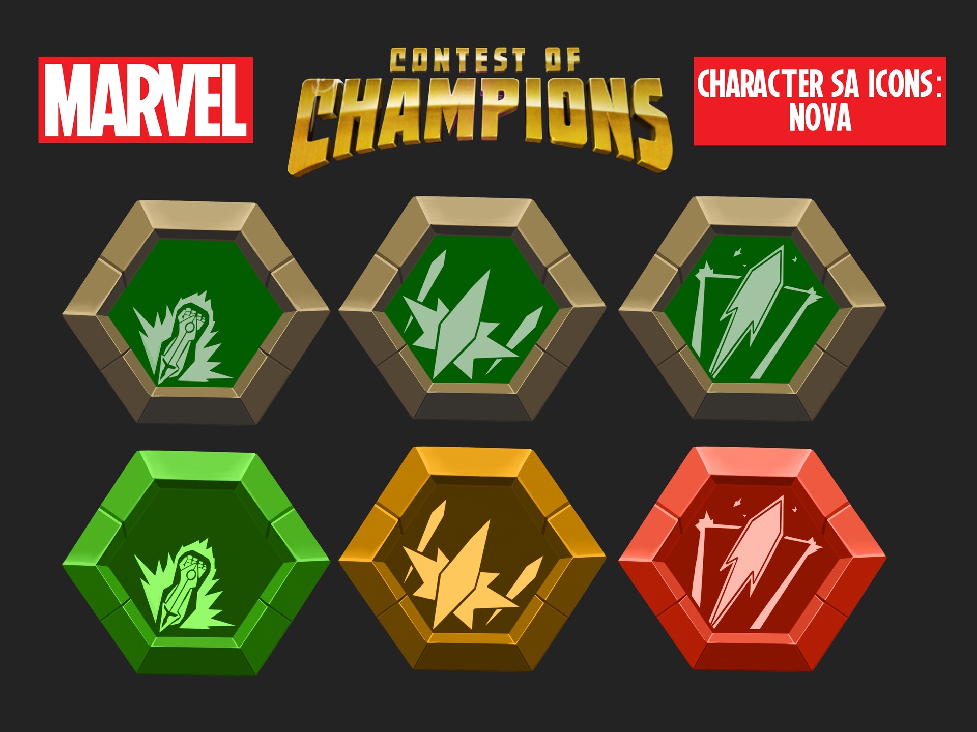 ArtStation - Special Attack Icons: Nova