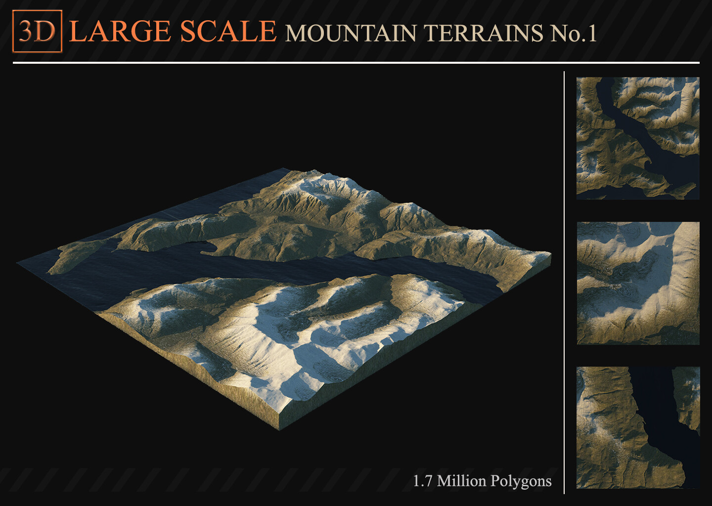 ArtStation - LARGE SCALE MOUNTAIN TERRAINS