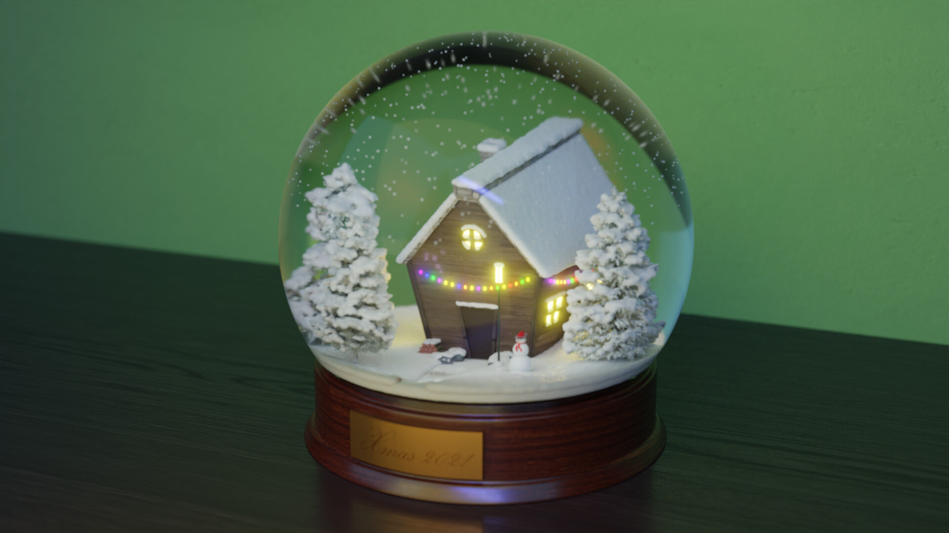 ArtStation - Christmas snowball