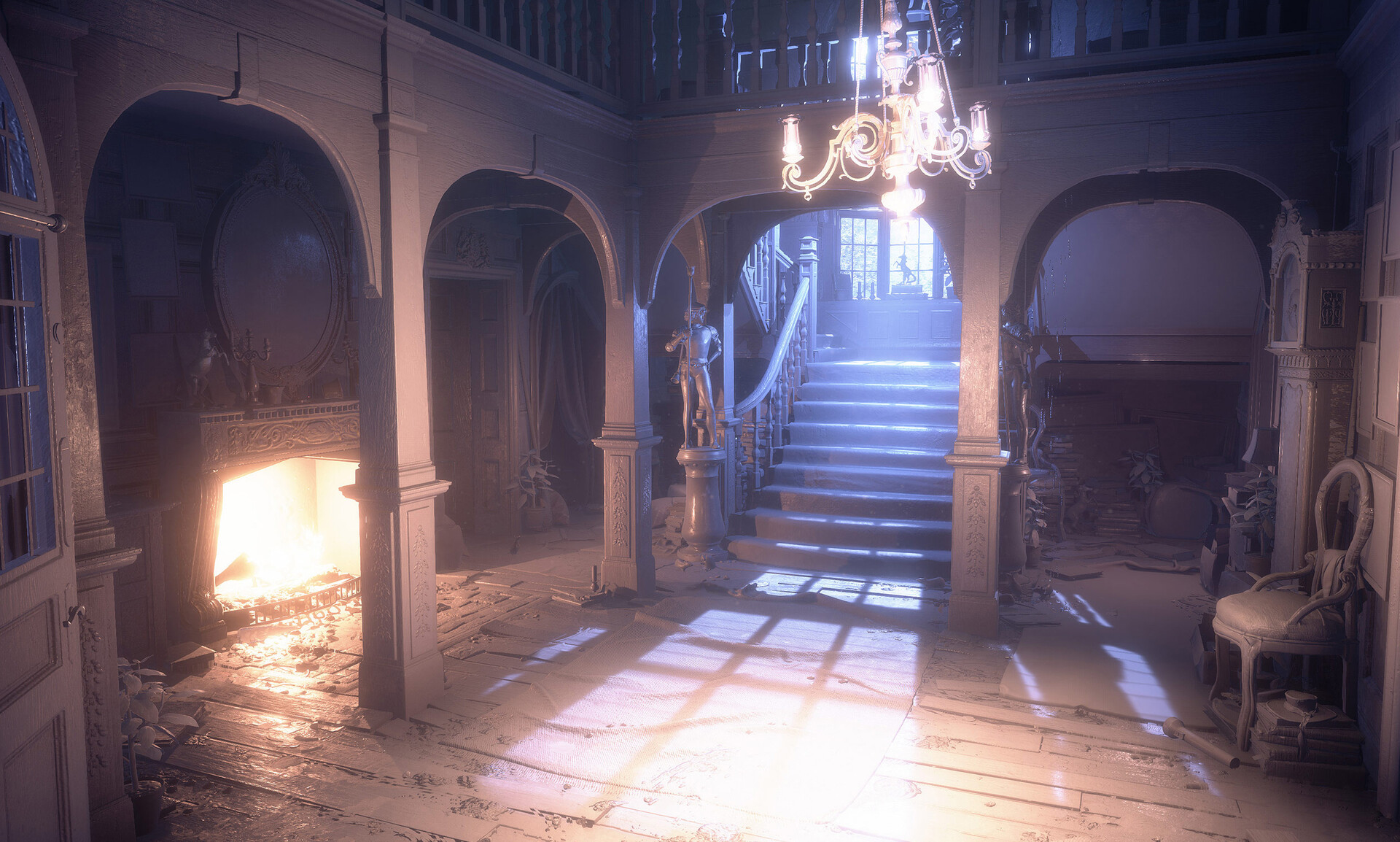 Artstation Haunted Mansion Hall ArtStation Sale Japan School Hall