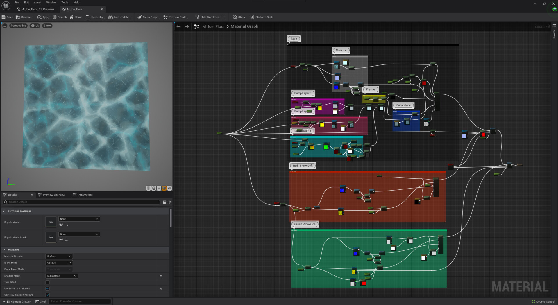 Yurie Kawana 🚥 - Ice Crack Shader and Textures (UE5)