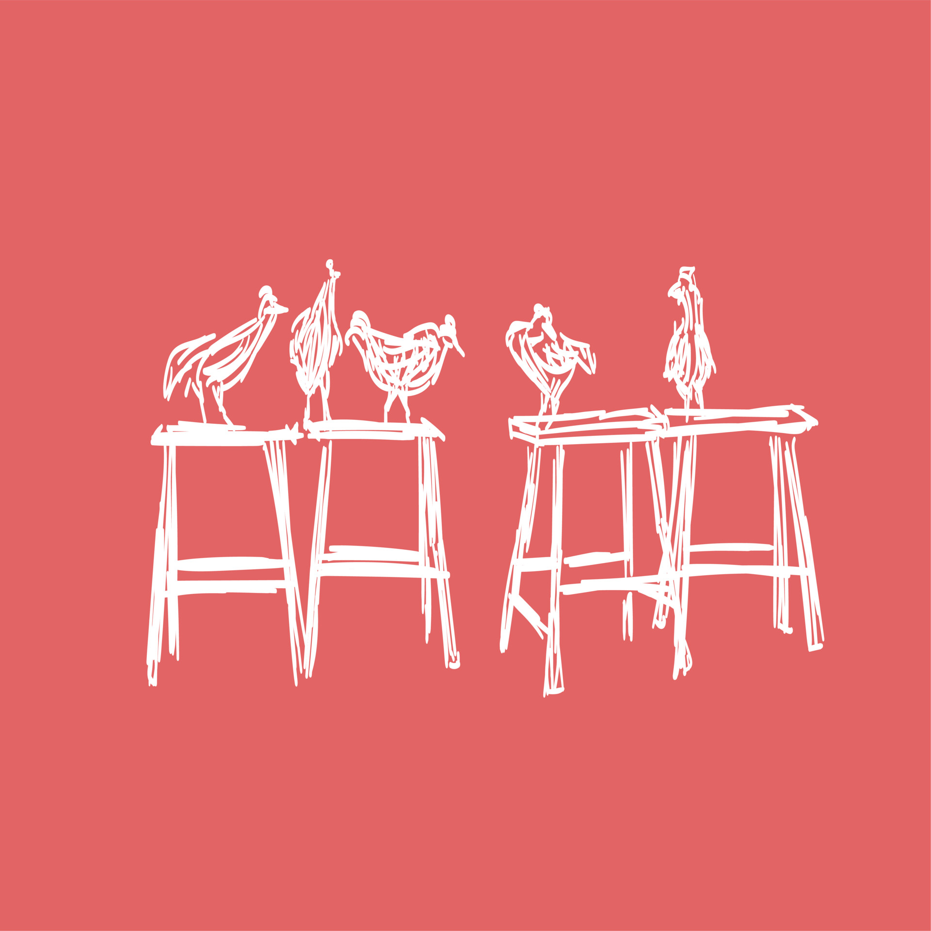 ArtStation - Chickens at a Bar