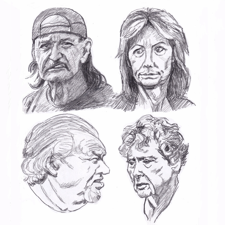 ArtStation - Heads in pencil