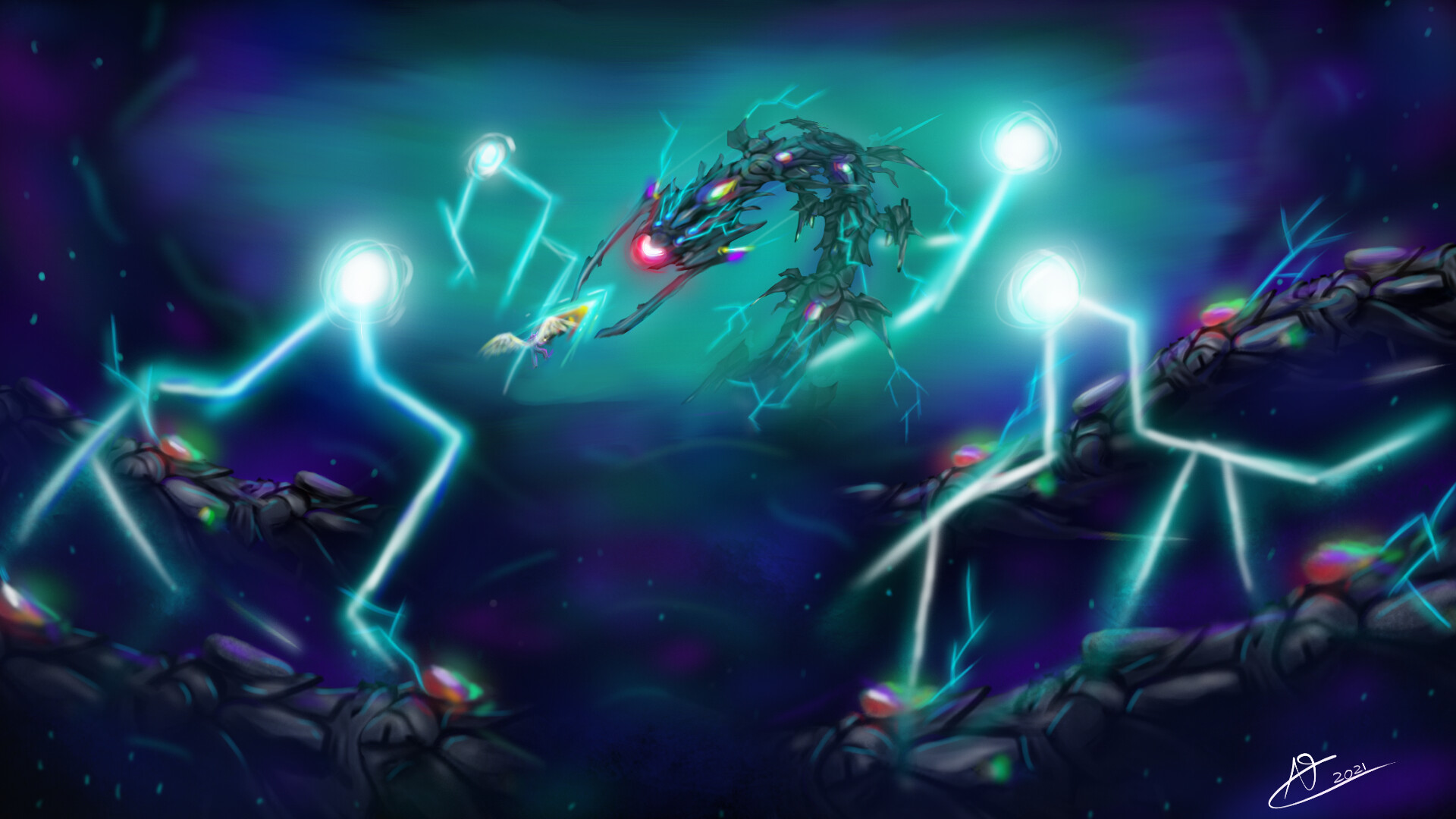 ArtStation - The EXO Worm