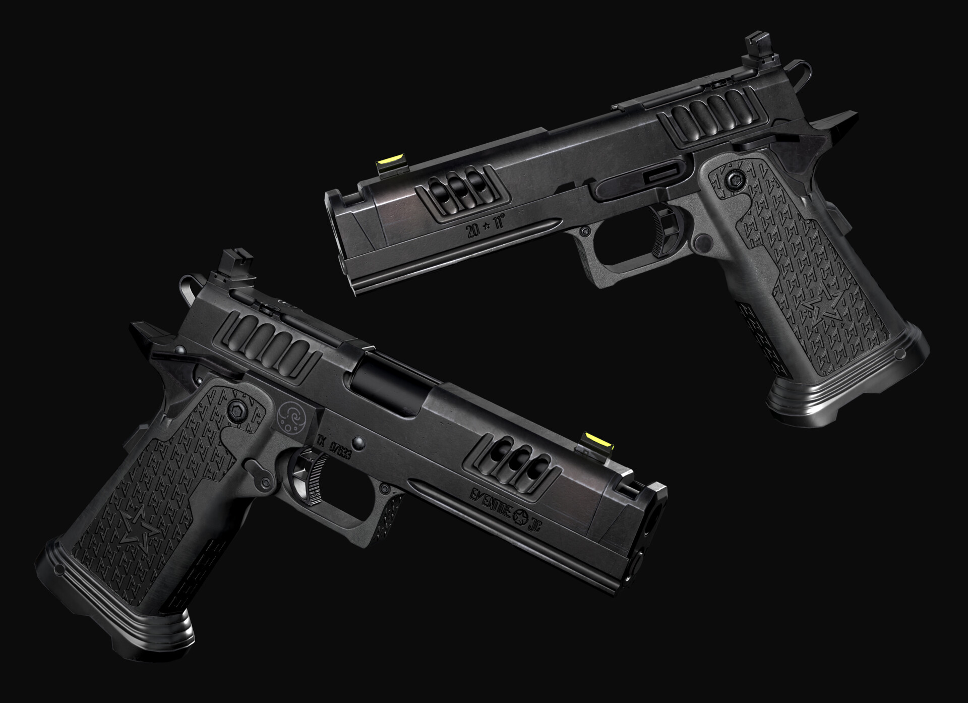 ArtStation - Hi-Capa pistol 3D model