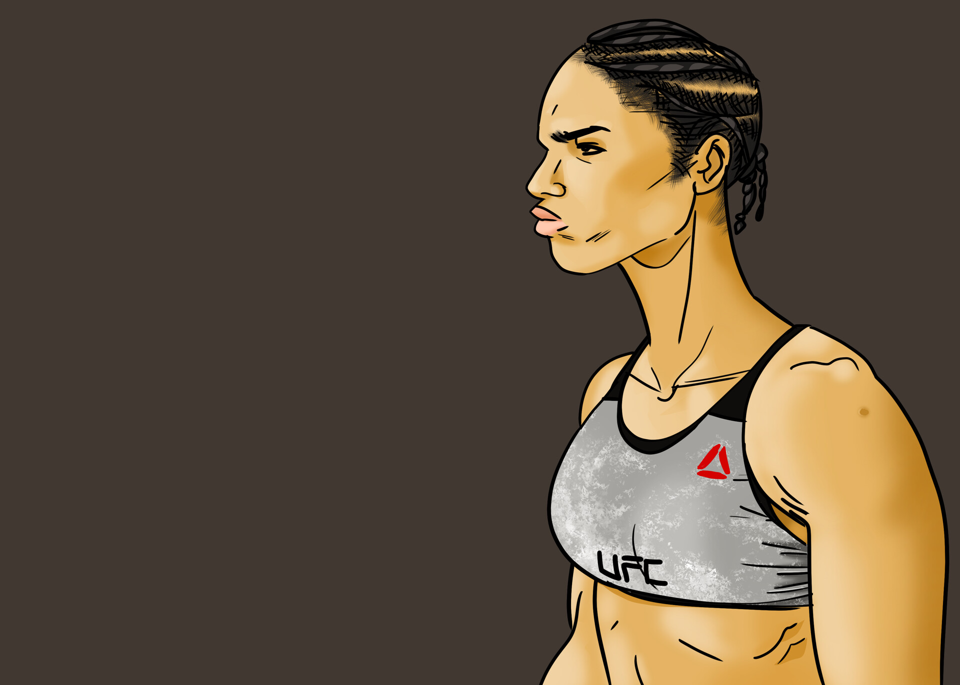 ArtStation - UFC female Fighter