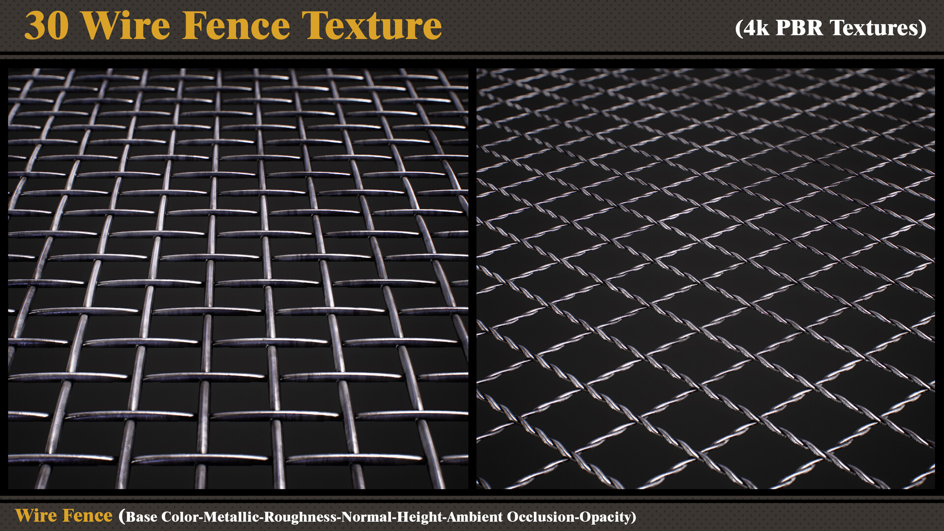 Zahra.3D - 30 Wire Fence Texture