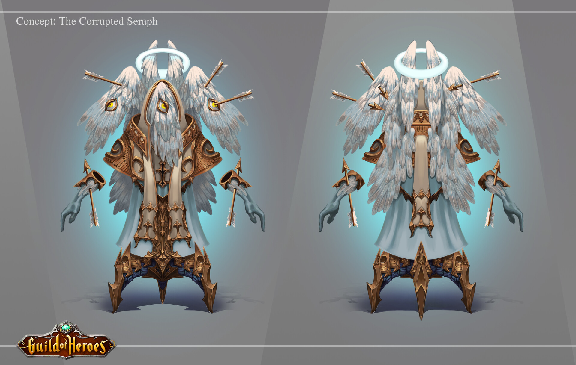 ArtStation - The Corrupted Seraph (Guild of Heroes)
