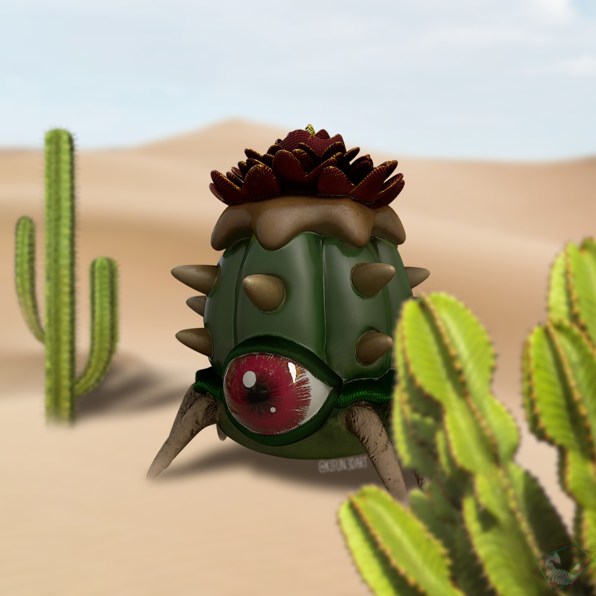 ArtStation - CACTUS MONSTER