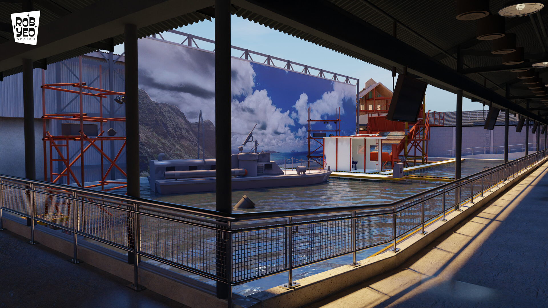 ArtStation - Backlot Water Tank 2001