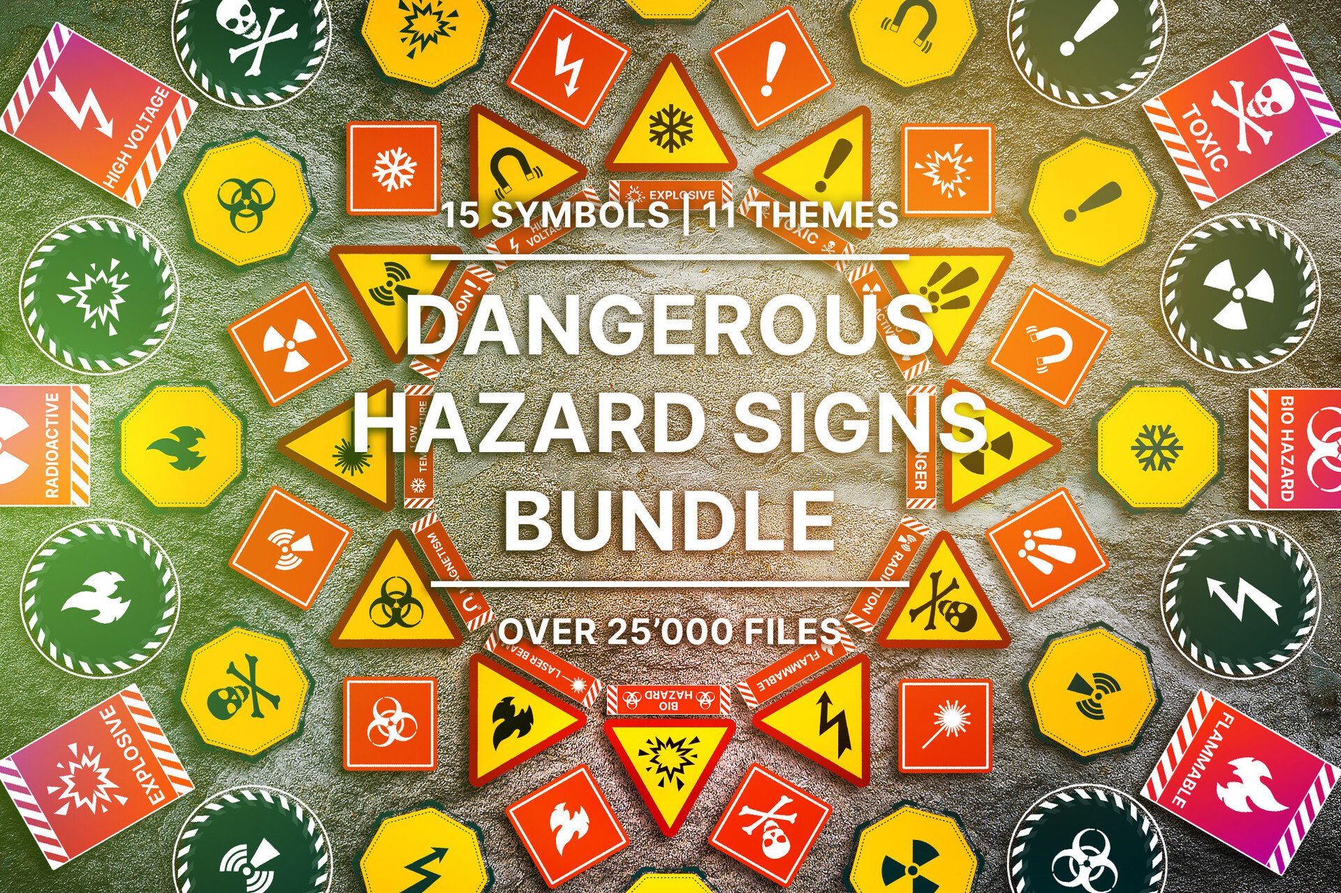 ArtStation - Dangerous Hazard Signs Examples