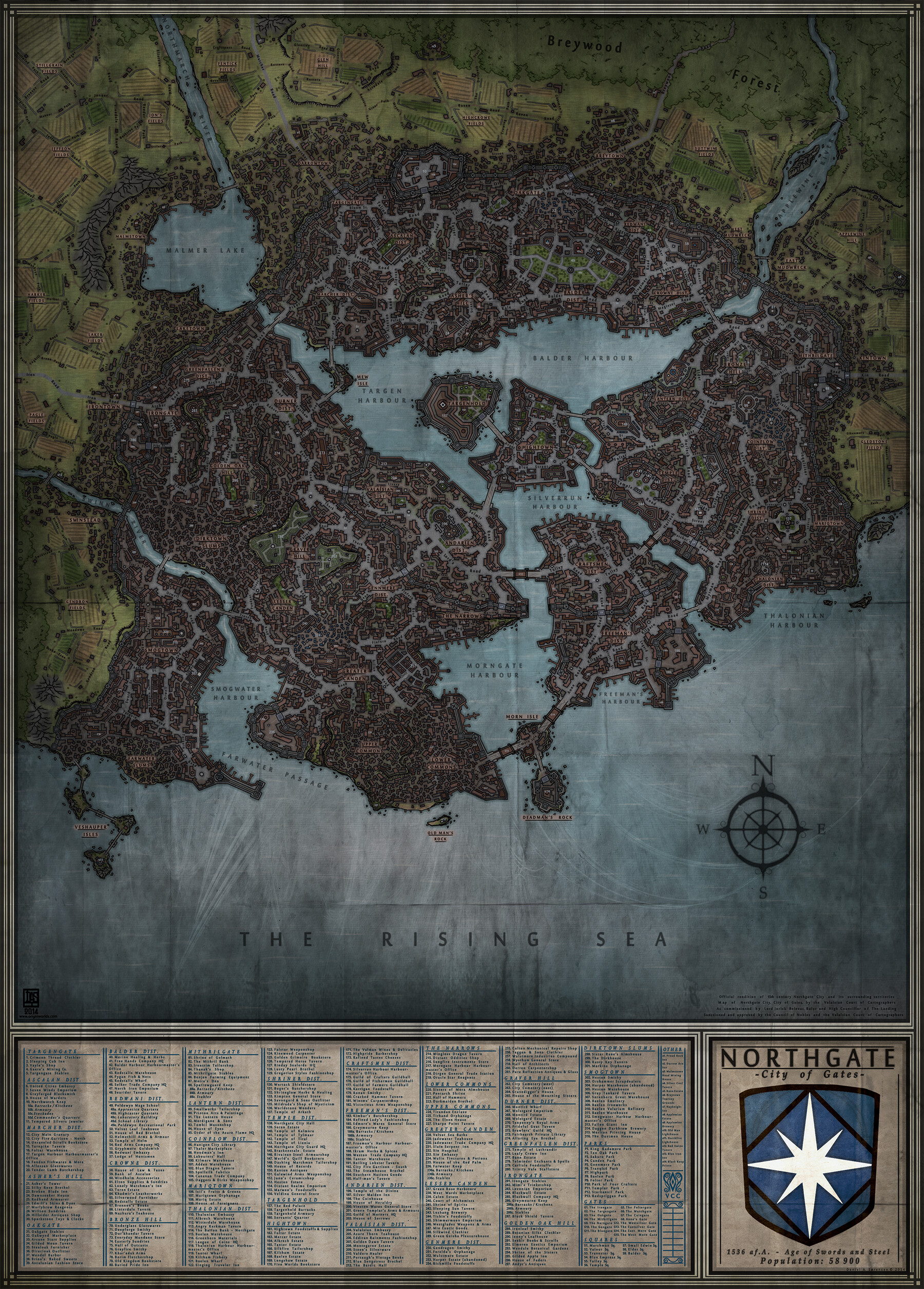 Daniel-André Sørensen - City Map - Northgate (old)