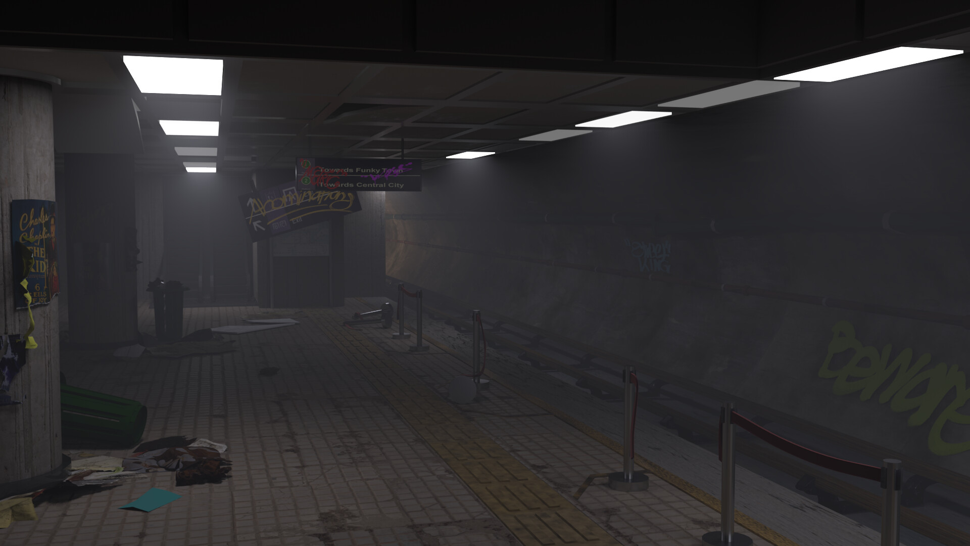 ArtStation - Abandoned Subway