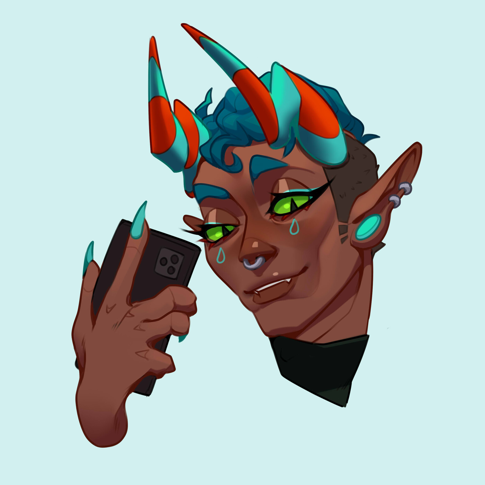 ArtStation - Speedy Demon Boi | Commission & "New" Art Style Testing