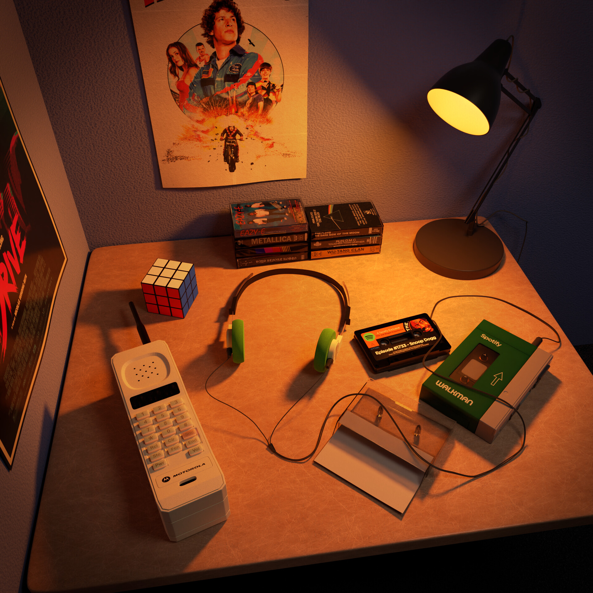 ArtStation - Spotify in the 80s