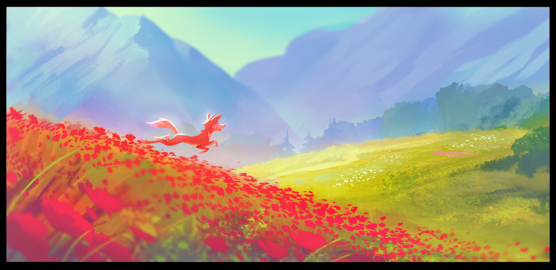 ArtStation - Poppy's field