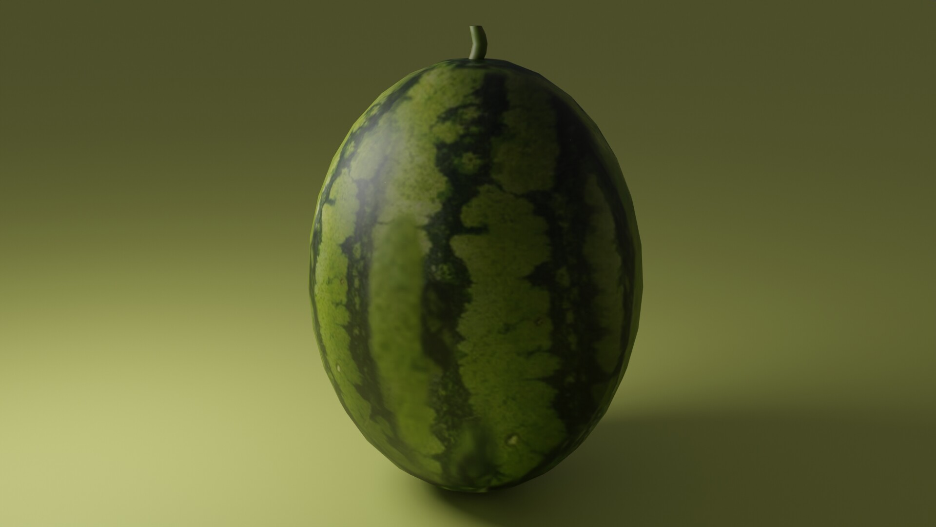 ArtStation - The Watermelon Low Poly 3D Model