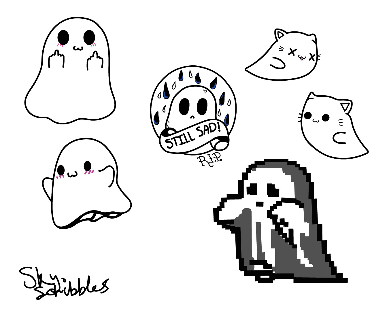 how to draw kawaii flash