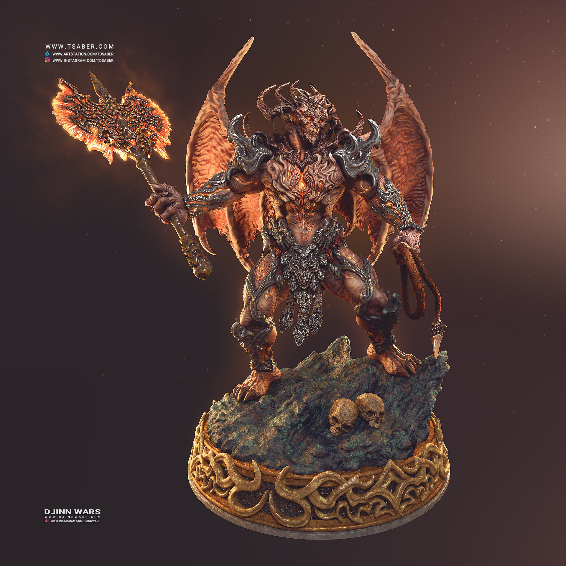 ArtStation - Demon Lord Statue