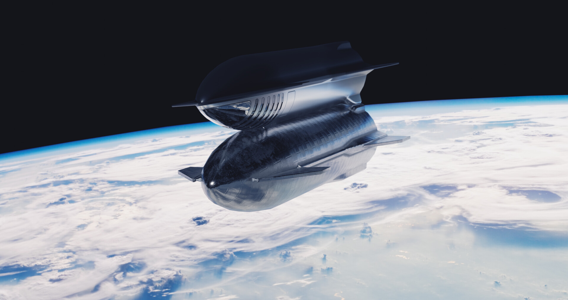 ArtStation - SpaceX Starship renders