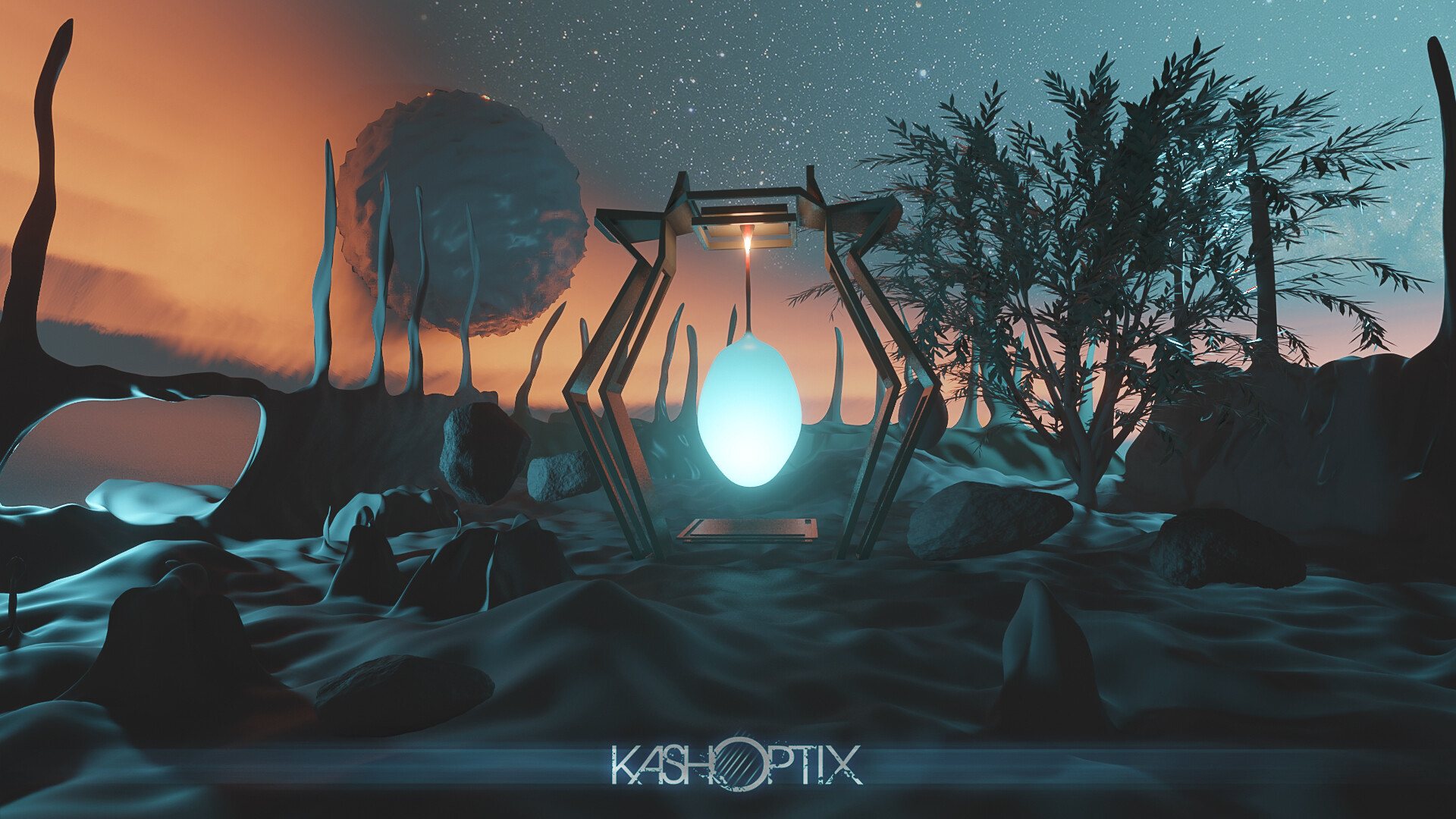 alien cocoon concept art