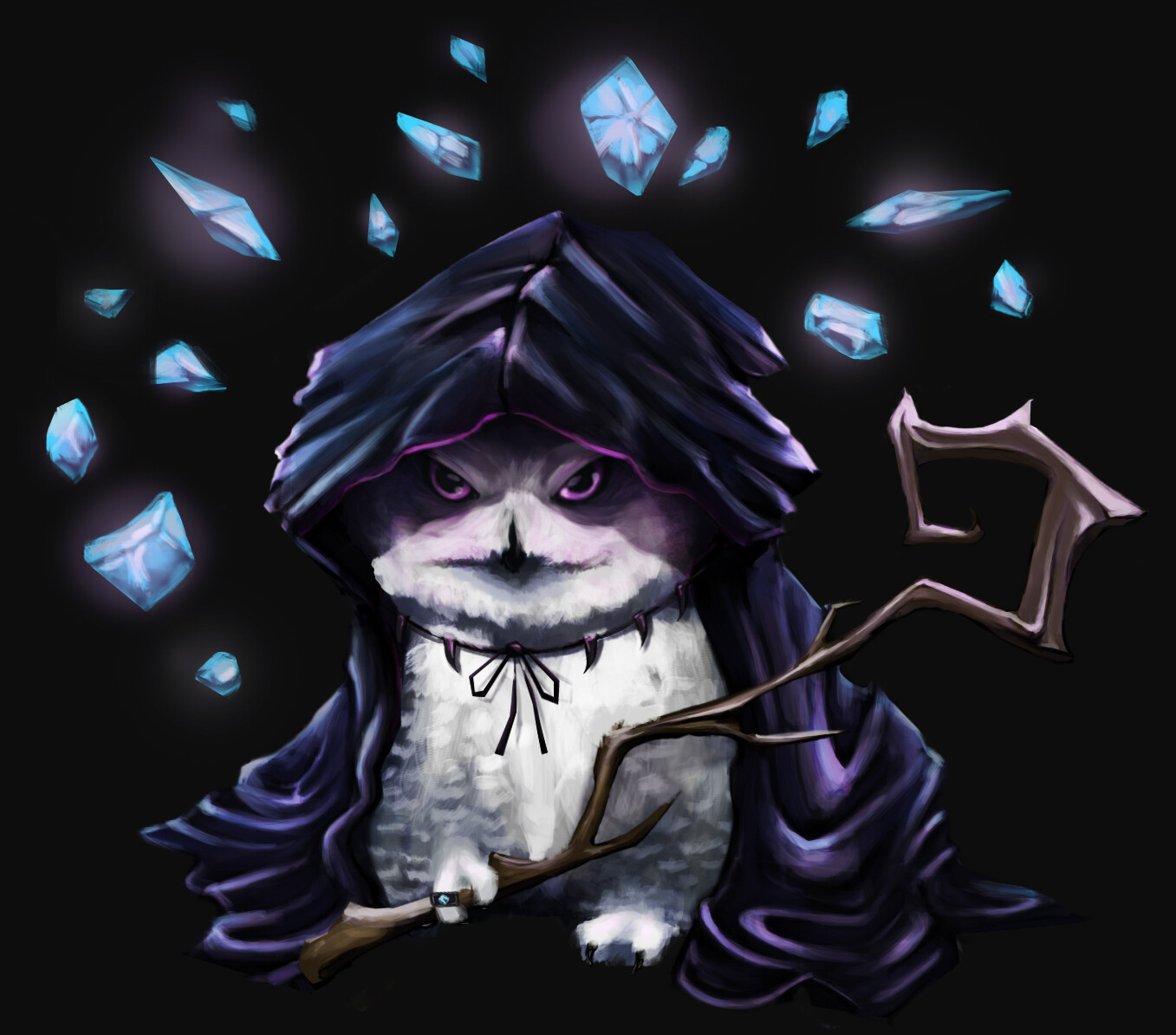 ArtStation - Snowy Owl Wizard