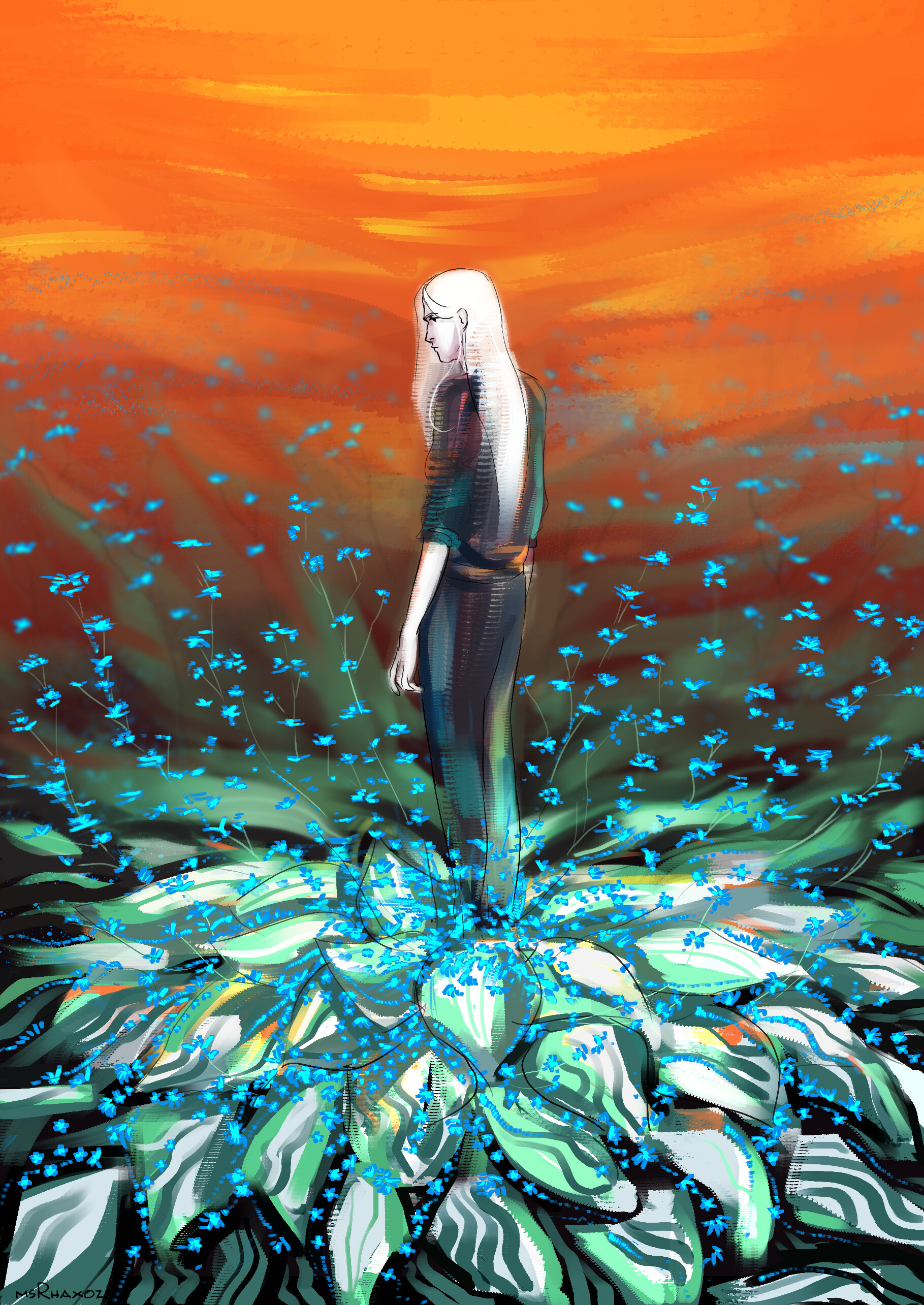 ArtStation - Flower field