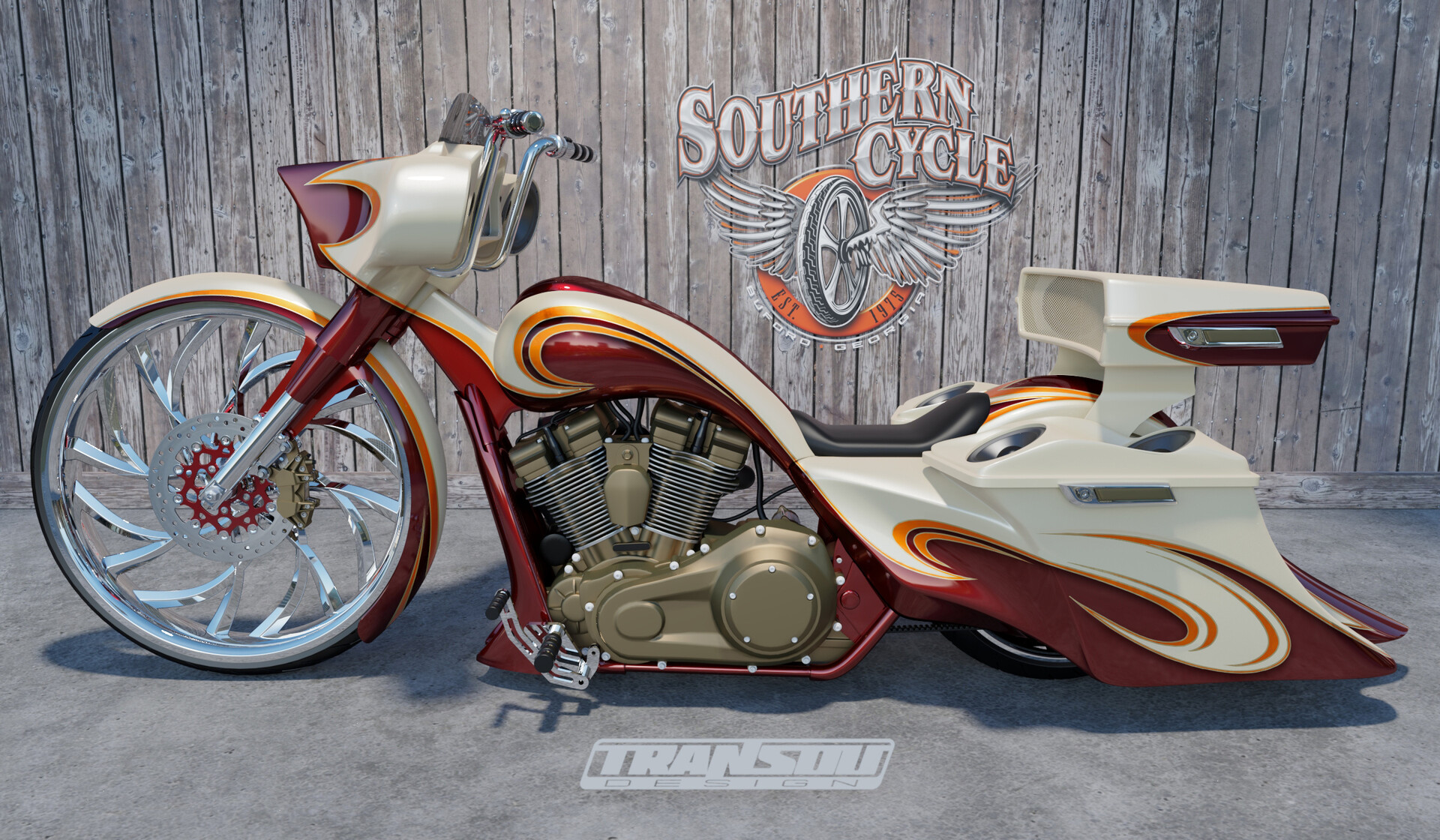 ArtStation - Big wheel Bagger paint options