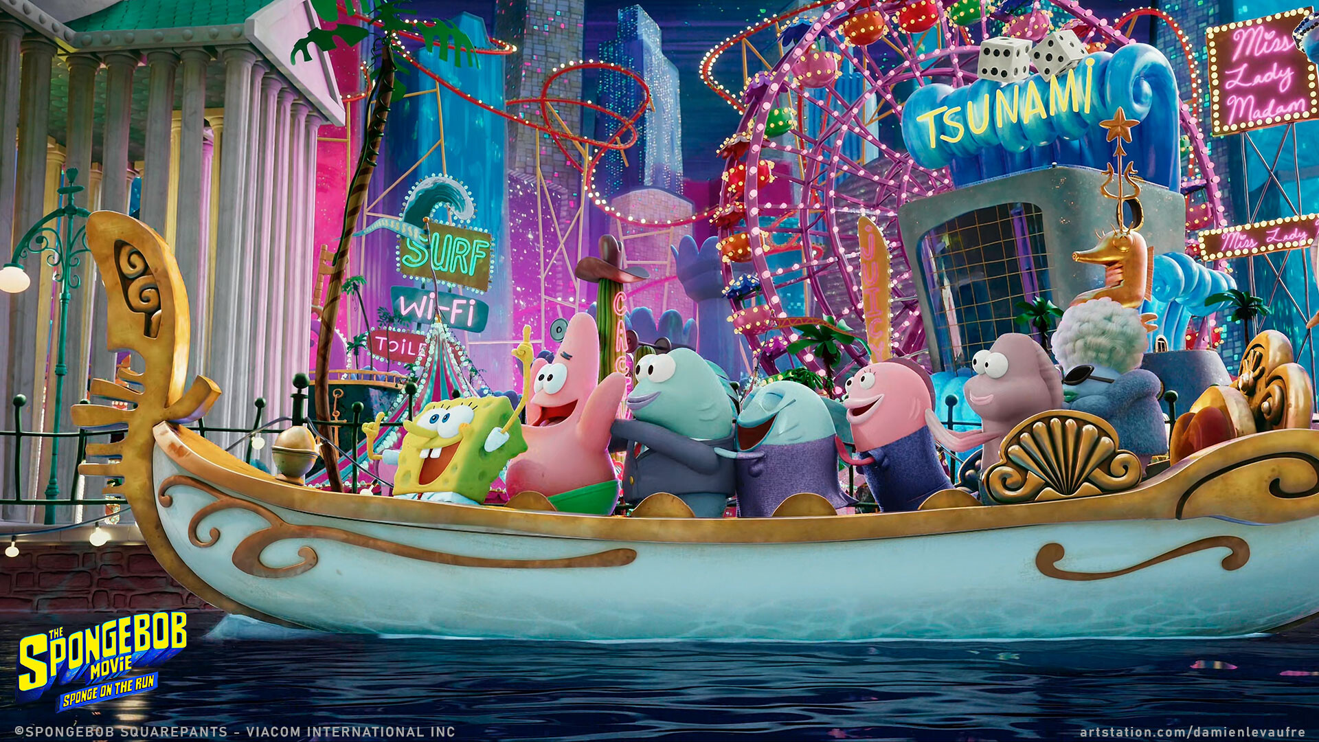 Damien Levaufre Artworks - SpongeBob Movie: Sponge on the Run