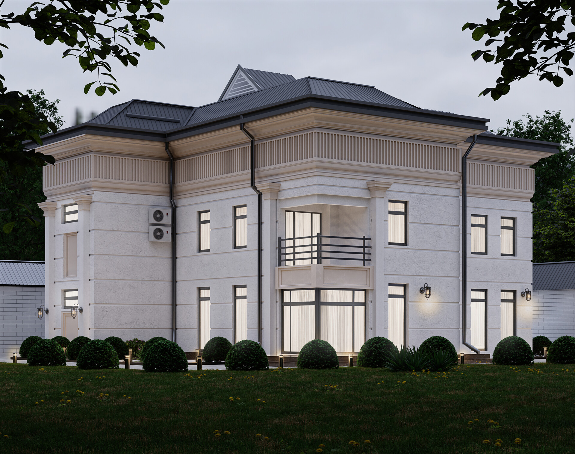 ArtStation - exterior neo classic building