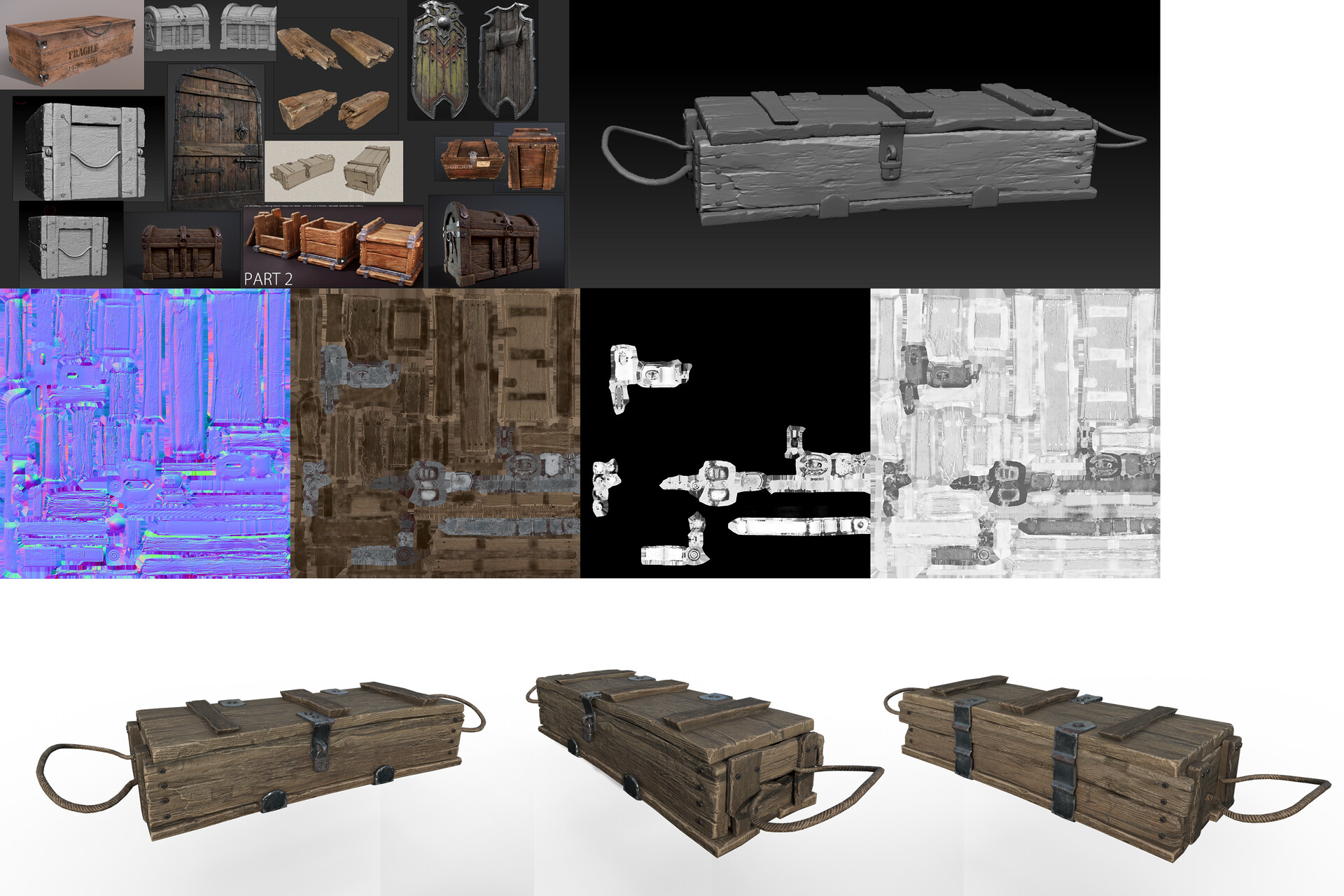 ArtStation - wood box