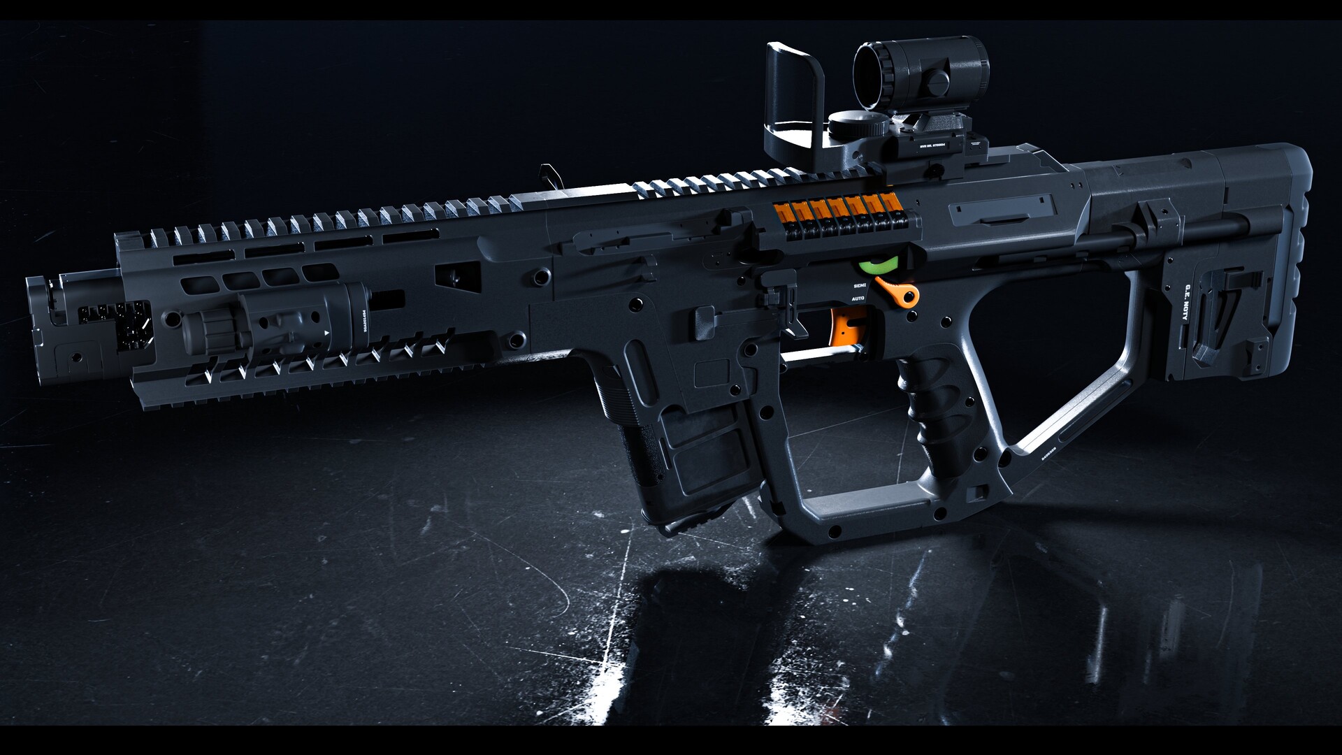 ArtStation - THR400-T railgun