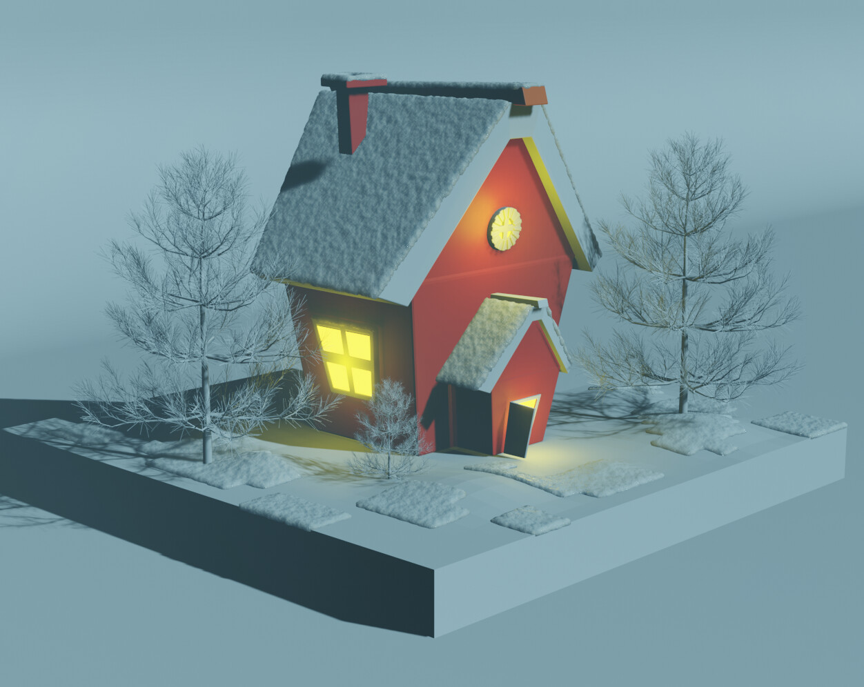 ArtStation - SNOW HOUSE