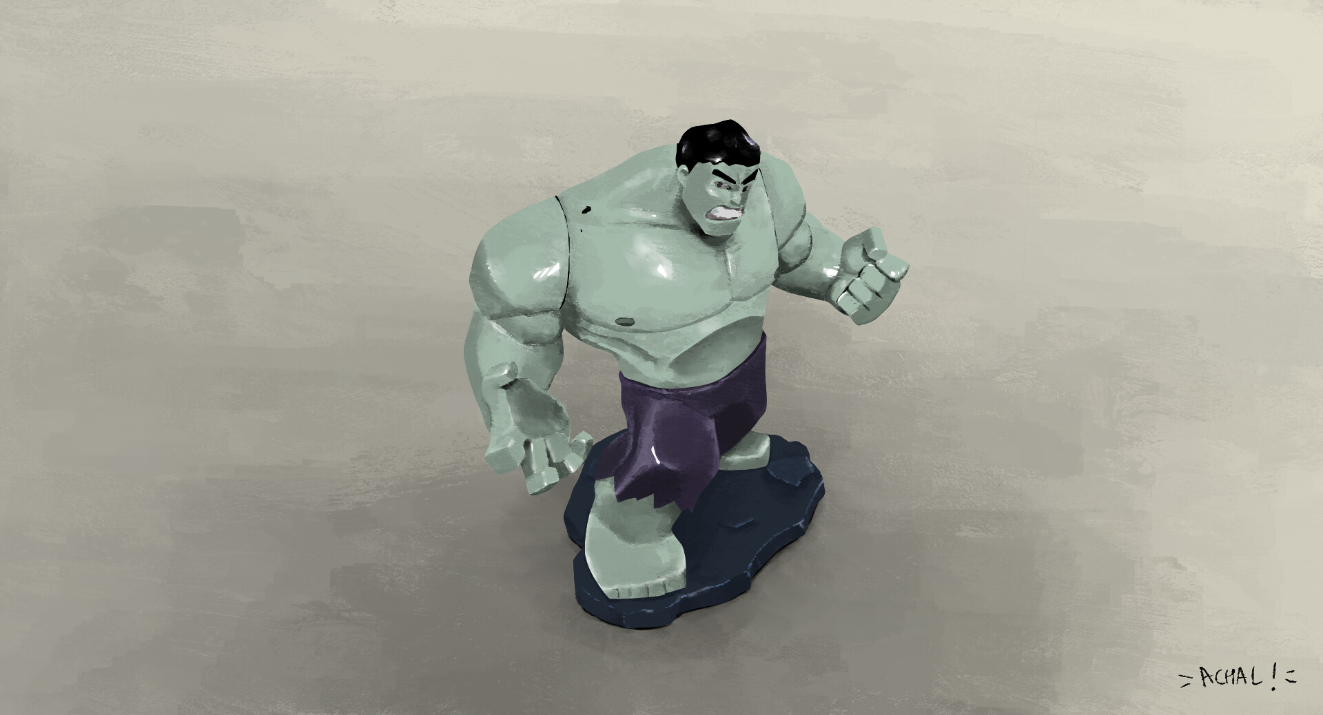 ArtStation - The Incredible Hulk: Still Life