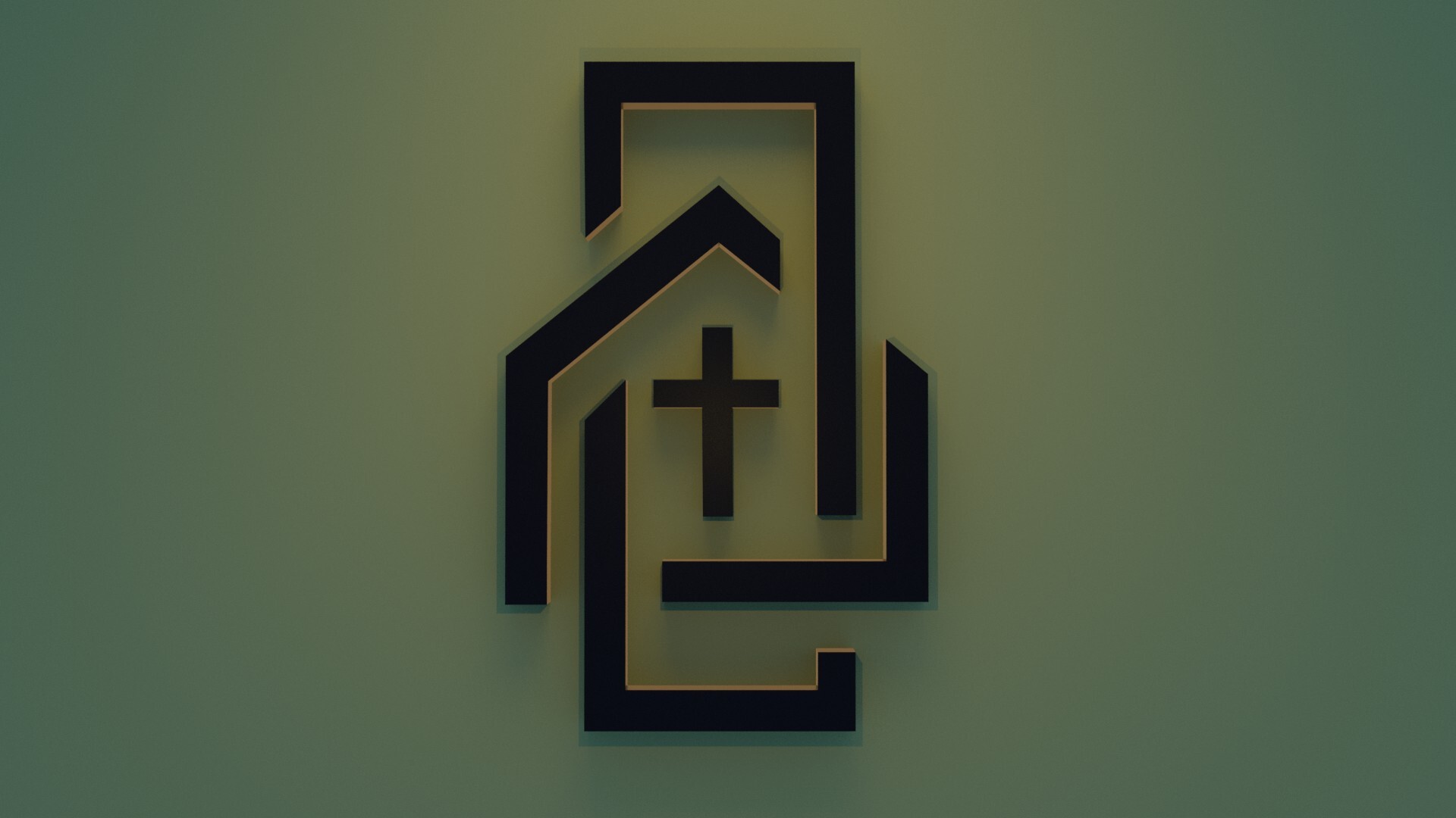 ArtStation - Paniym City Logo 3D render