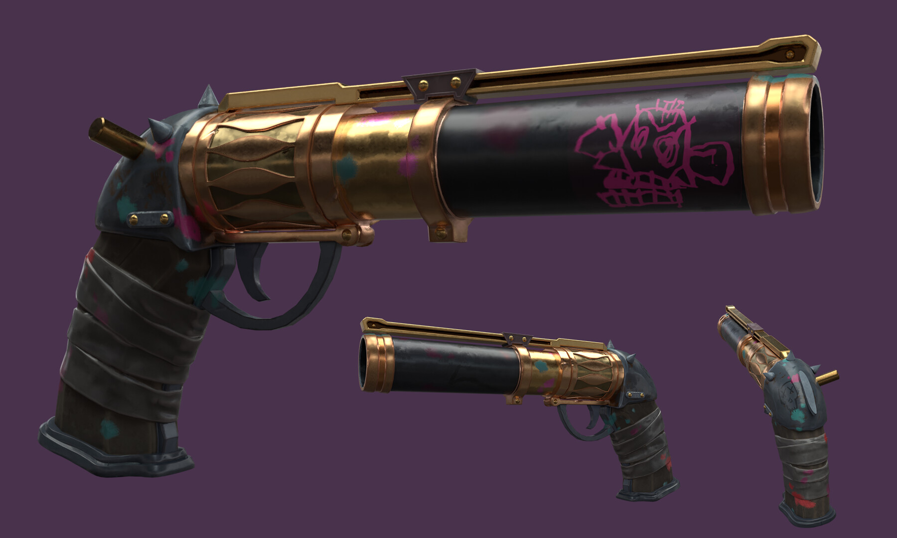 ArtStation - Fan art based on jinx weapon (valorant version)