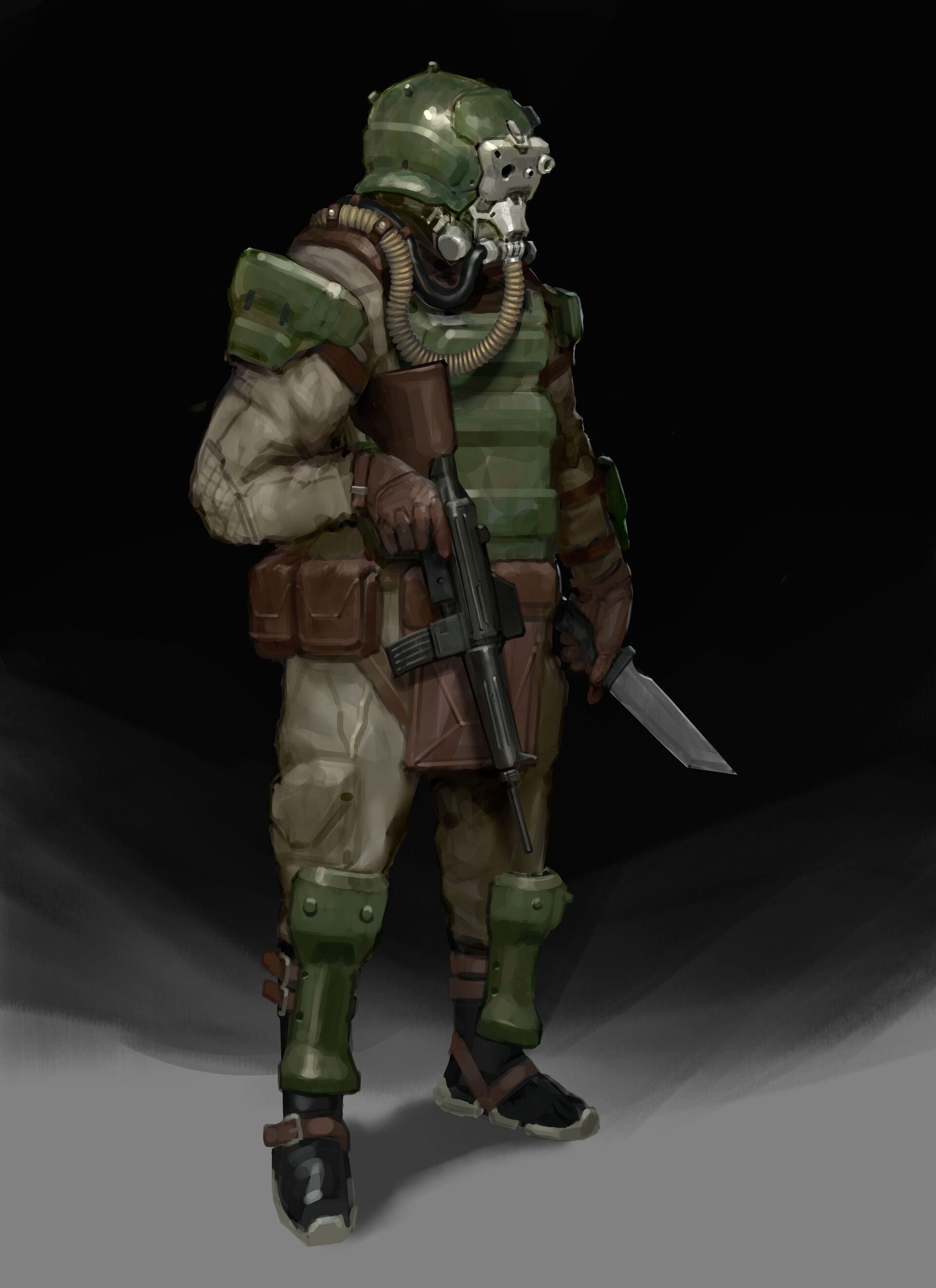 ArtStation - Dieselpunk soldiers
