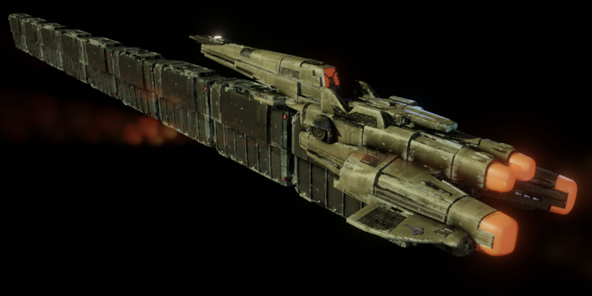 ArtStation - Cardassian Freight Train