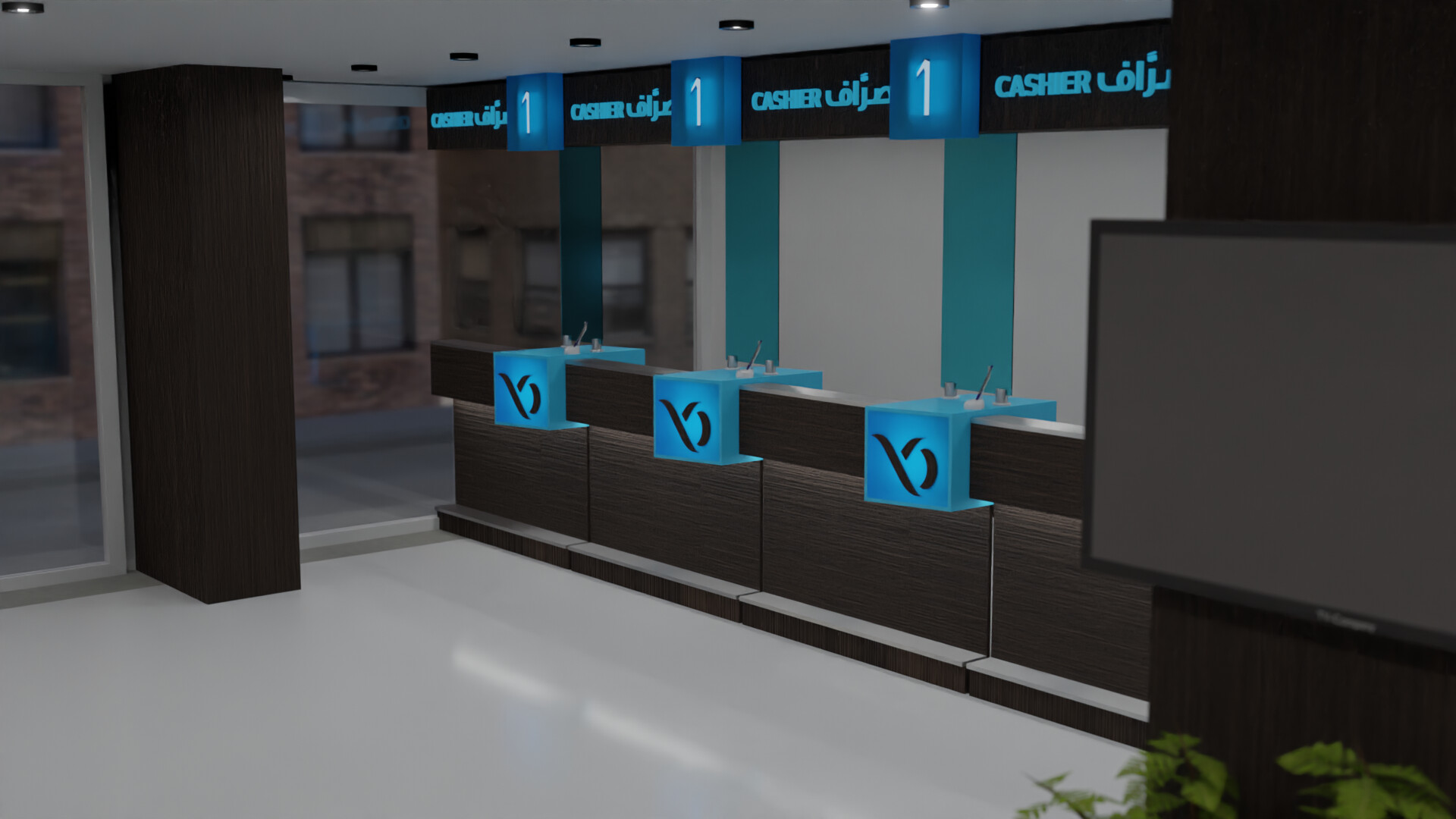 ArtStation - concept bank render