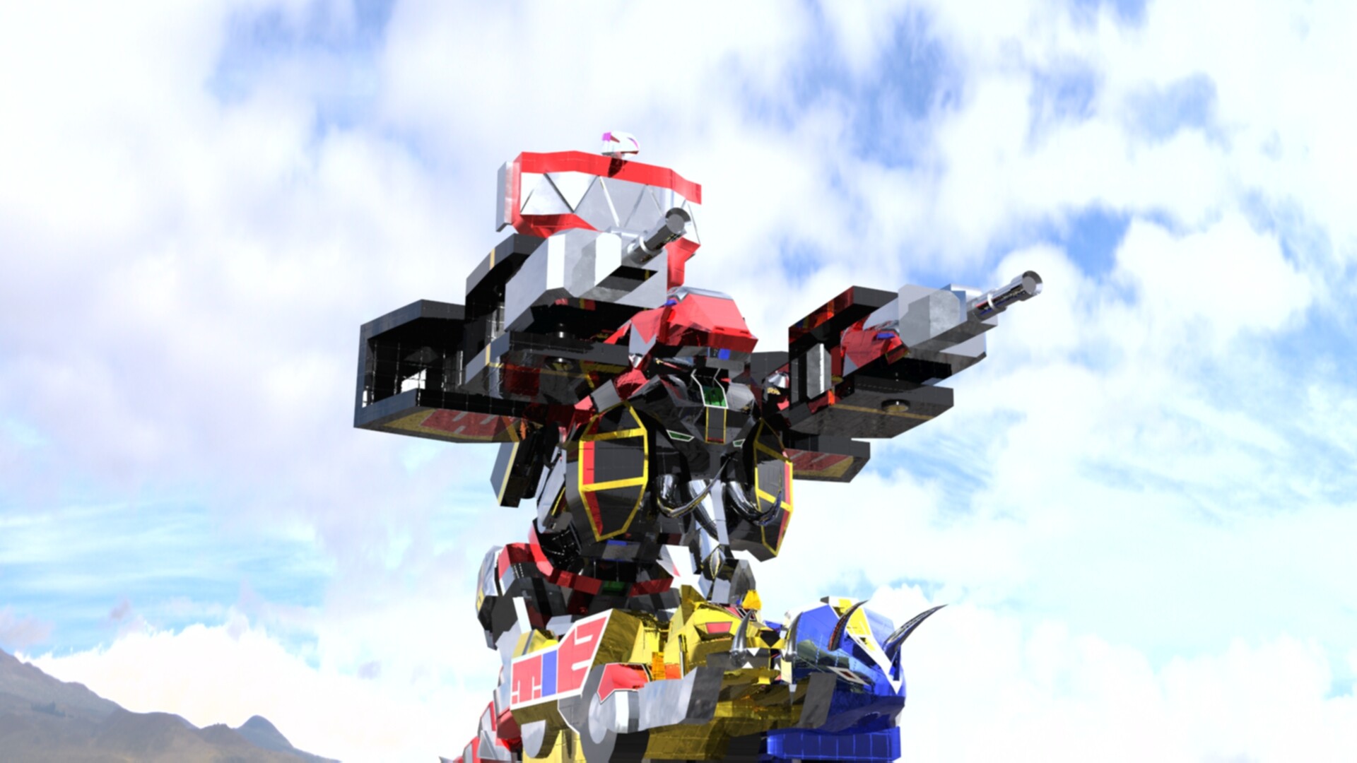 ArtStation - Dino Megazord Tank Mode / Beast Tank DinoTanker