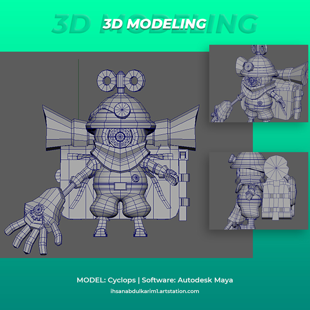ArtStation - 3D Modeling - Cyclops